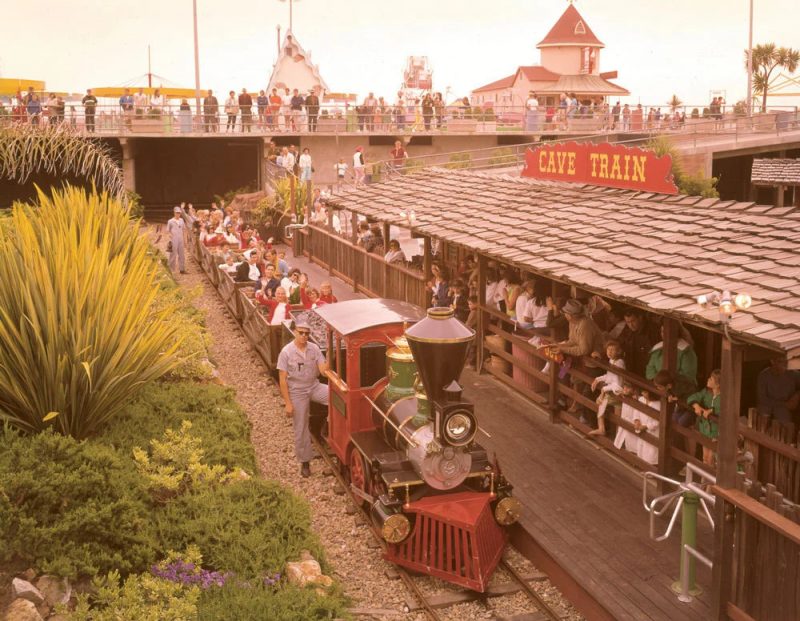The Dawn of the Cave Train - Santa Cruz Beach Boardwalk Amusement Park