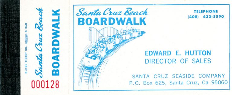Ed Hutton - Santa Cruz Beach Boardwalk Amusement Park