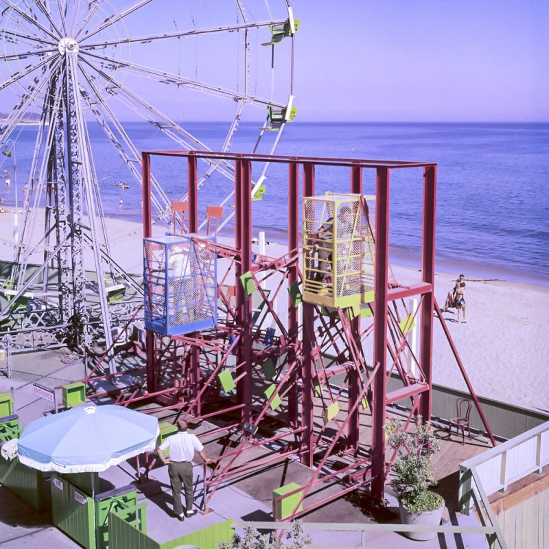The Flying Cages - Santa Cruz Beach Boardwalk Amusement Park
