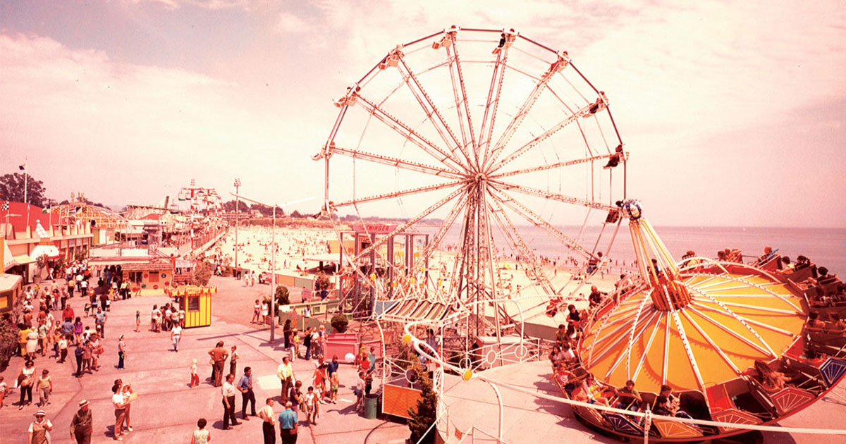 The Evolution of the Ferris Wheel at the Boardwalk - Santa Cruz Beach ...
