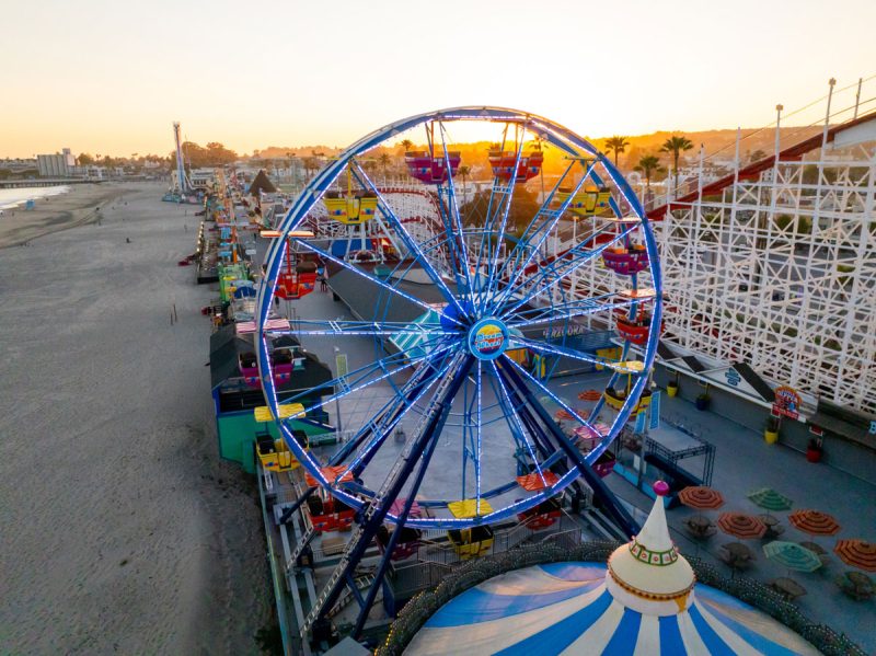 The Evolution of the Ferris Wheel at the Boardwalk - Santa Cruz Beach Boardwalk Amusement Park